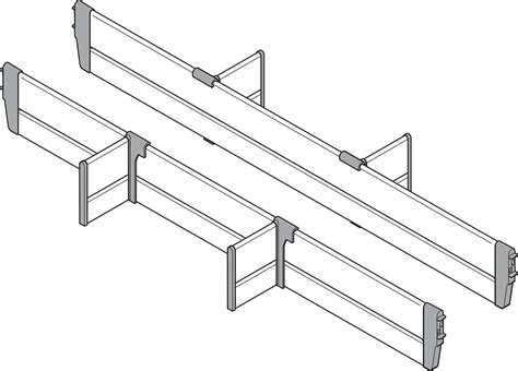 Download Orga Line Cross Divider Set For Tandembox Plus High Diagram HD Transparent PNG