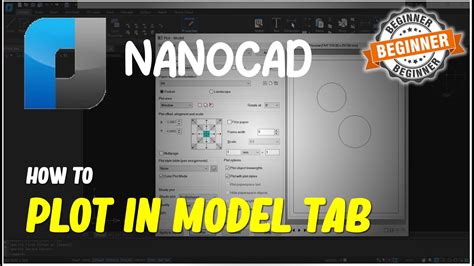 Nanocad How To Plot Youtube