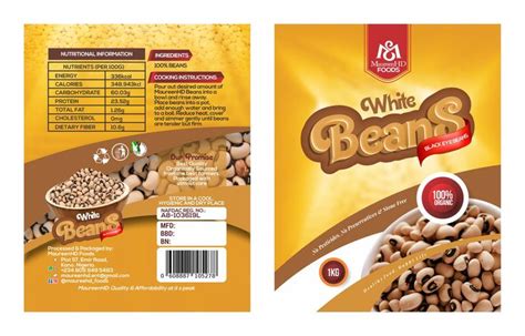 Food Packaging For White Beans Black Eyed Beans