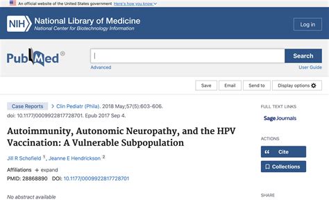 Autoimmunity Autonomic Neuropathy And The Hpv Vaccination A