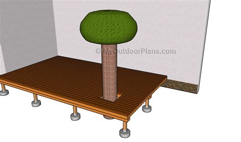 How To Build A Deck Around A Tree MyOutdoorPlans