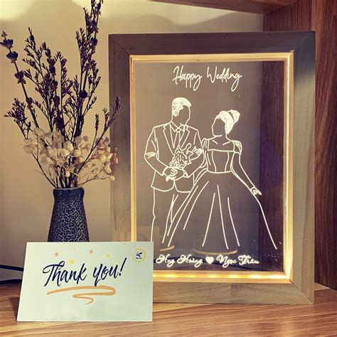 Khung Tranh N Led D Kh C Heo Y U C U Qu T Ng M C I Shopee Vi T Nam