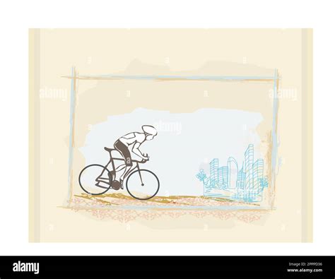 Cycling Grunge Poster Template Stock Vector Image And Art Alamy