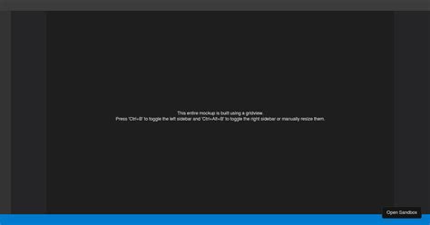 Editor Gridview Codesandbox