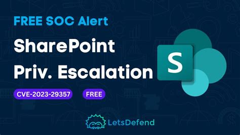 letsdefend on linkedin free soc alert microsoft sharepoint server
