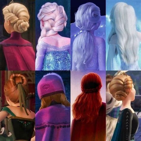 Elsa And Anna Hairstyle Fotos De Princesas Disney Princesas Disney Tatuadas Nuevas Princesas