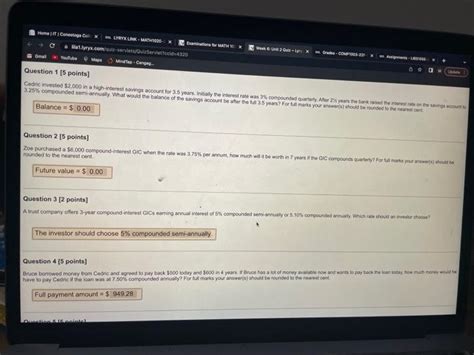 question 1 [ 6 points] question 2 [5 points] rounded