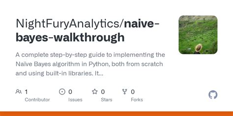 Github Nightfuryanalyticsnaive Bayes Walkthrough A Complete Step By
