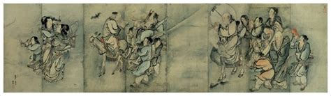 여전히 눈이 내리는 날 김홍도의 군선도