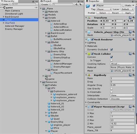 Unity学习笔记：unity 3d 飞机大战unity飞机大战教程陨石消失 Csdn博客