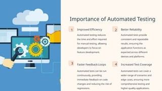 What Is Android Testing Frameworks And Top Frameworks For Testing An App PPT