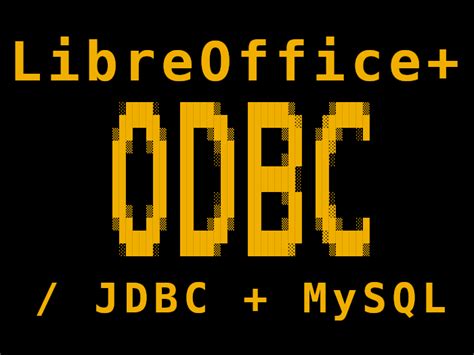 Как связать Libreoffice Base с Mysql Blog über Radio Und Linux