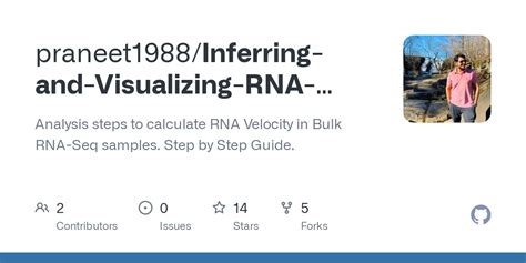 GitHub Praneet Inferring And Visualizing RNA Velocity In Bulk RNA SEQ Analysis Steps To