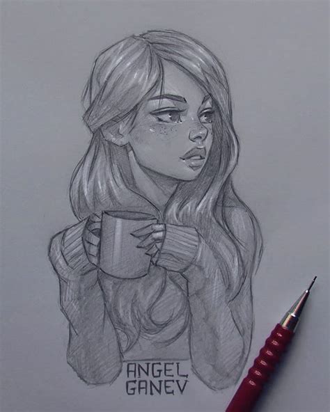 Cool Girl Drawing Ideas And References Beautiful Dawn Designs