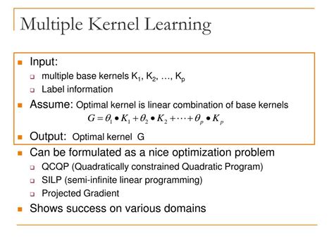 Ppt On Multiple Kernel Learning With Multiple Labels Powerpoint
