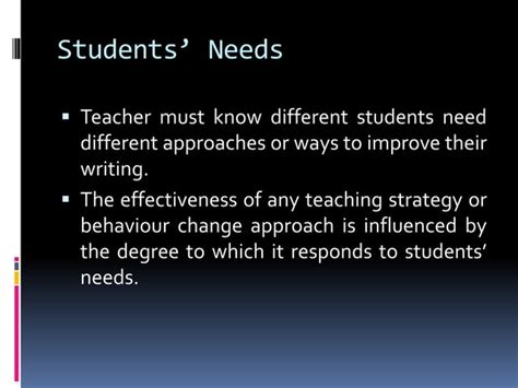 Factors To Consider In Setting Writing Tasks Ppt