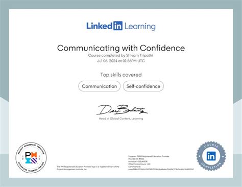 Shivam Tripathi On Linkedin Certificate Of Completion
