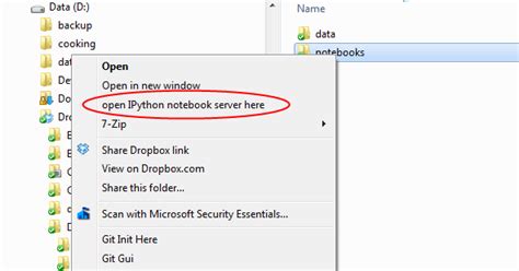 trading with python starting ipython notebook from windows file exlorer