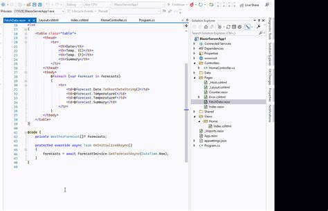 Code Section In Blazor Microsoft Qanda