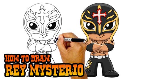 Rey Mysterio Mask Sketch At Explore Collection Of