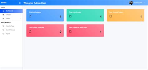 Bus Pass Management System Project Bus Pass System Project