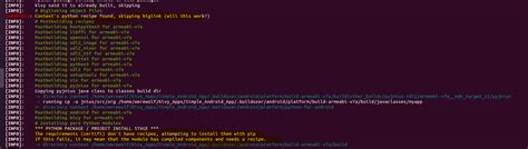 Python Buildozer Fails When Deploying Kivy App On Andoird Stack
