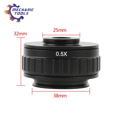 C Mount Adapters Lens 0 35x Ctv For Trinocular Stereo Microscope 38mm Interface Microscopio
