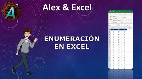 Como Enumerar En Excel Rellenar Celdas Rapidamente Youtube