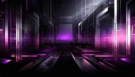 Abstract Futuristic Circuit High Computer Technology Business Background Stock Illustration