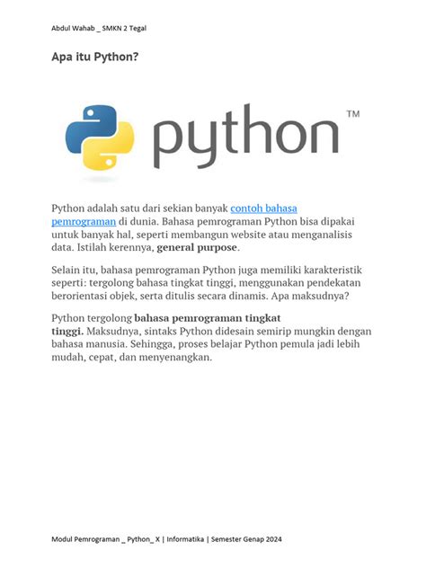 Apa Itu Python Pdf