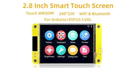 esp32 development board 2 8 inch touch screen esp wroom wifi