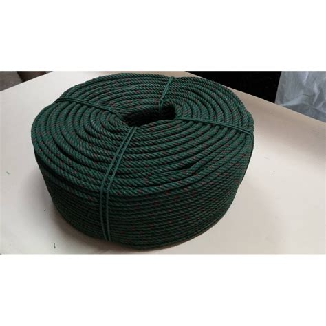 เชือกไนล่อน สีเขียว ขนาด 6 มิลลิเมตร น้ำหนักประมาณ3 3กก ความยาวประมาณ200ม Shopee Thailand