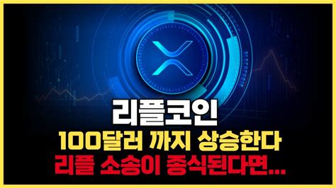 리플코인 앞으로 100달러까지 쭉 상승예정 Youtube