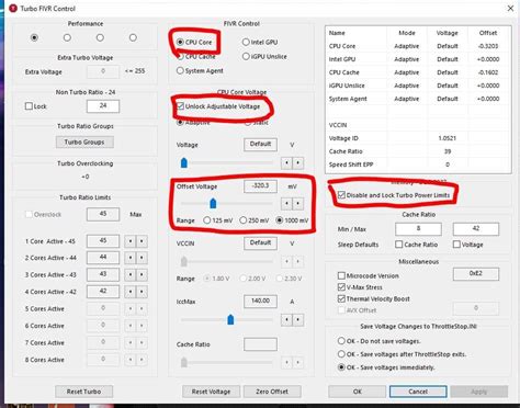 Acer Nitro 5 I5 10300h Undervolting Unlocked Throttlestop Settings For Lower Temperatures