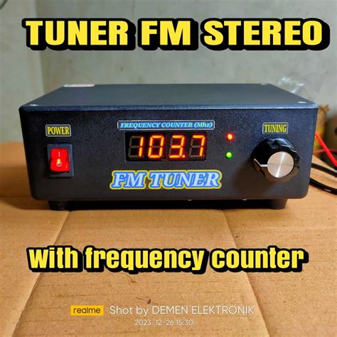 Jual TUNER FM STEREO PLUS FREKUENSI COUNTER Shopee Indonesia