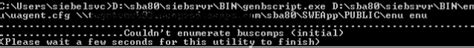 Learn Siebel Crm Today 123siebel Siebel Genbscript Error Couldnt