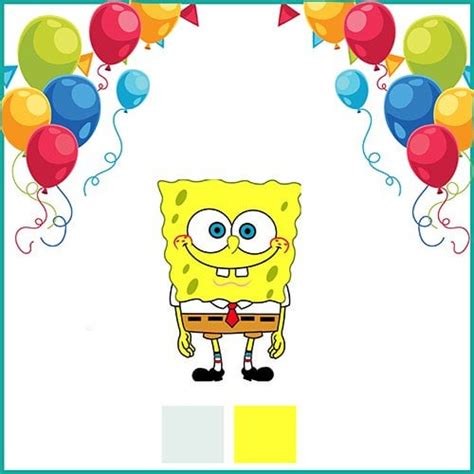 بادکنک آرایی تم باب اسفنجی U Happypeyk