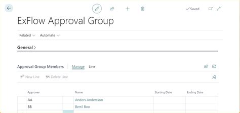 Approval Groups Exflow Documentation Platform