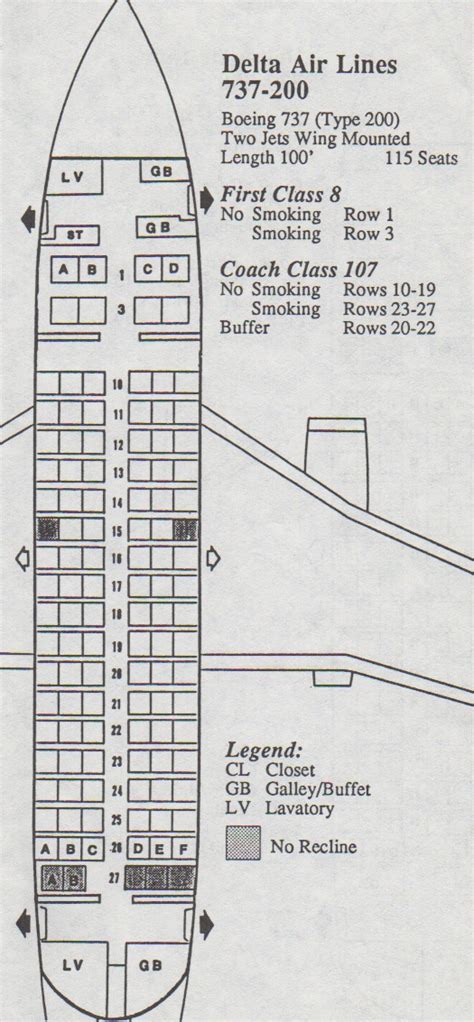 Boeing 737 900 Seat Map