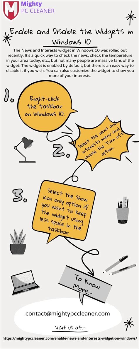 Enable Or Disable News And Interests Taskbar Widgets In Windows Mighty Pc Cleaner Medium