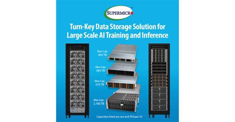 Supermicro Introduces A Rack Scale Total Solution For Ai Storage To Accelerate Data Pipelines