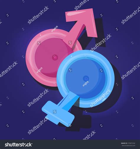 Condom Idea Icon Male Female Gender Stock Vector Royalty Free Shutterstock