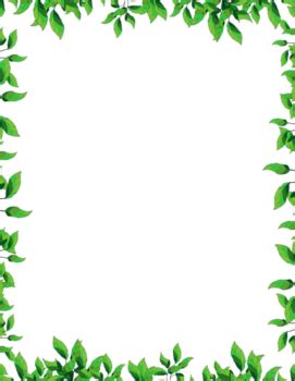 Leaves Page Border Pngs For Free Download