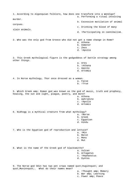 ENGL Powerpoint According To Algonquian Folklore How Does One Transform Into A Wendigo
