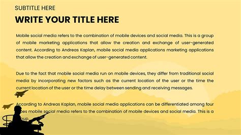 Military PowerPoint Charts Presentation