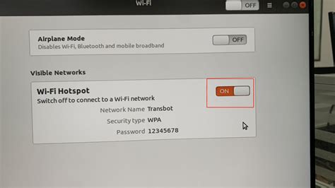 WiFi Network Configuration