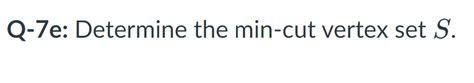 Solved Q 7 Use The Edmunds Karp Algorithm Bfs To Compute