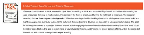 Day 1 Of Building A Thinking Classroom In Mathematics Doug Doblar