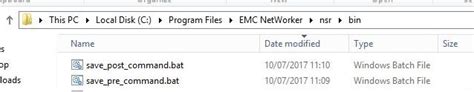 Networker How To Use Networker Pre And Post Commands To Perform