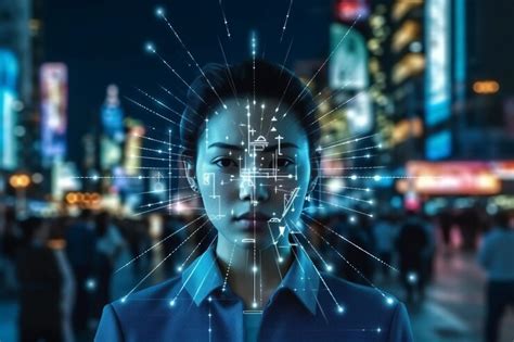 Premium Ai Image Young Woman Face Detection And Recognition Of Citizen People Beautiful